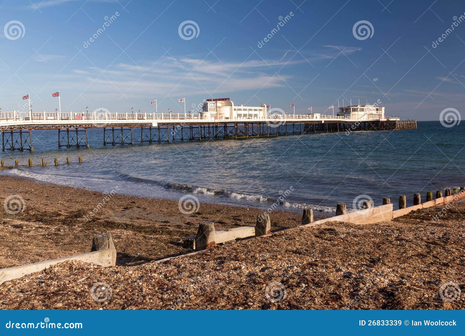 Worthing Pier stock image. Image of piers, coastal, beaches - 26833339