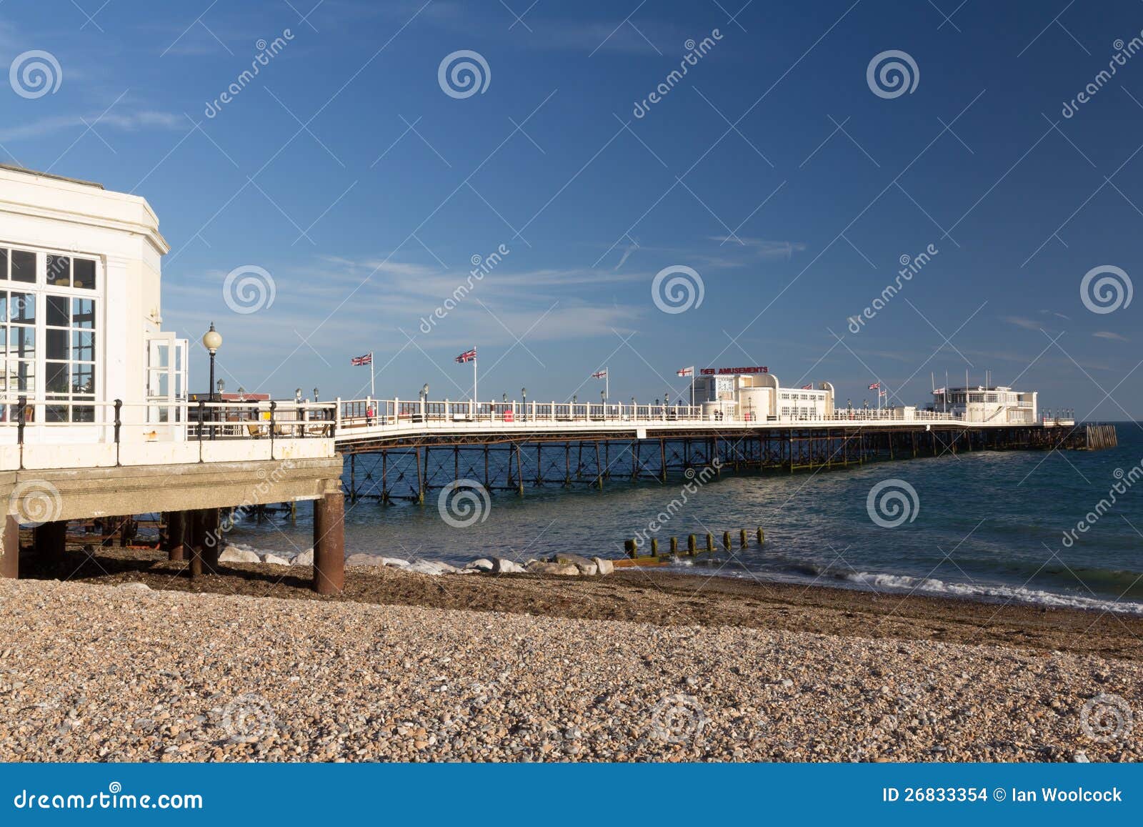 Worthing Pier stock photo. Image of beach, english, england - 26833354