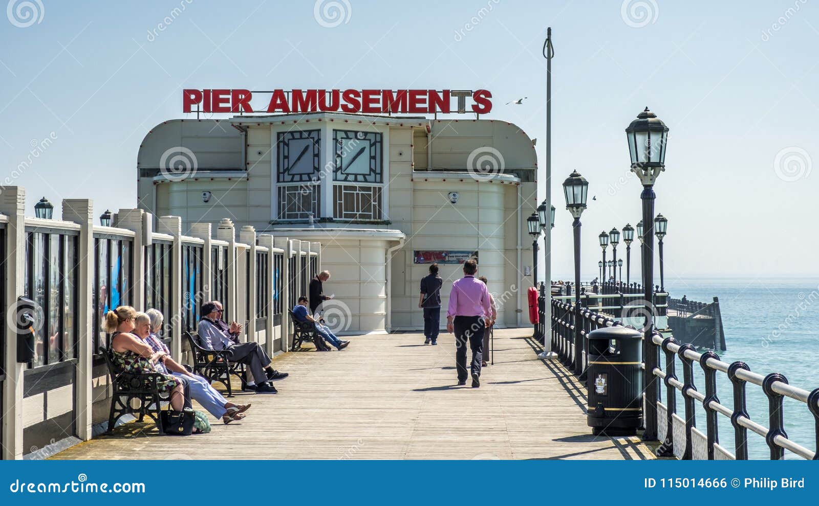 Worthing West Sussexuk April 20 View Of Worthing Pier In W Editorial Photo Image Of