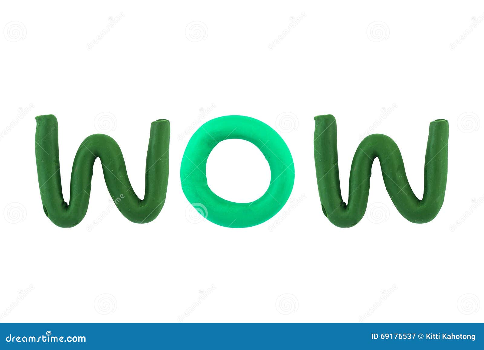 Wouah, Argile Sur Le Fond Blanc Image stock - Image du élément, rétro ...