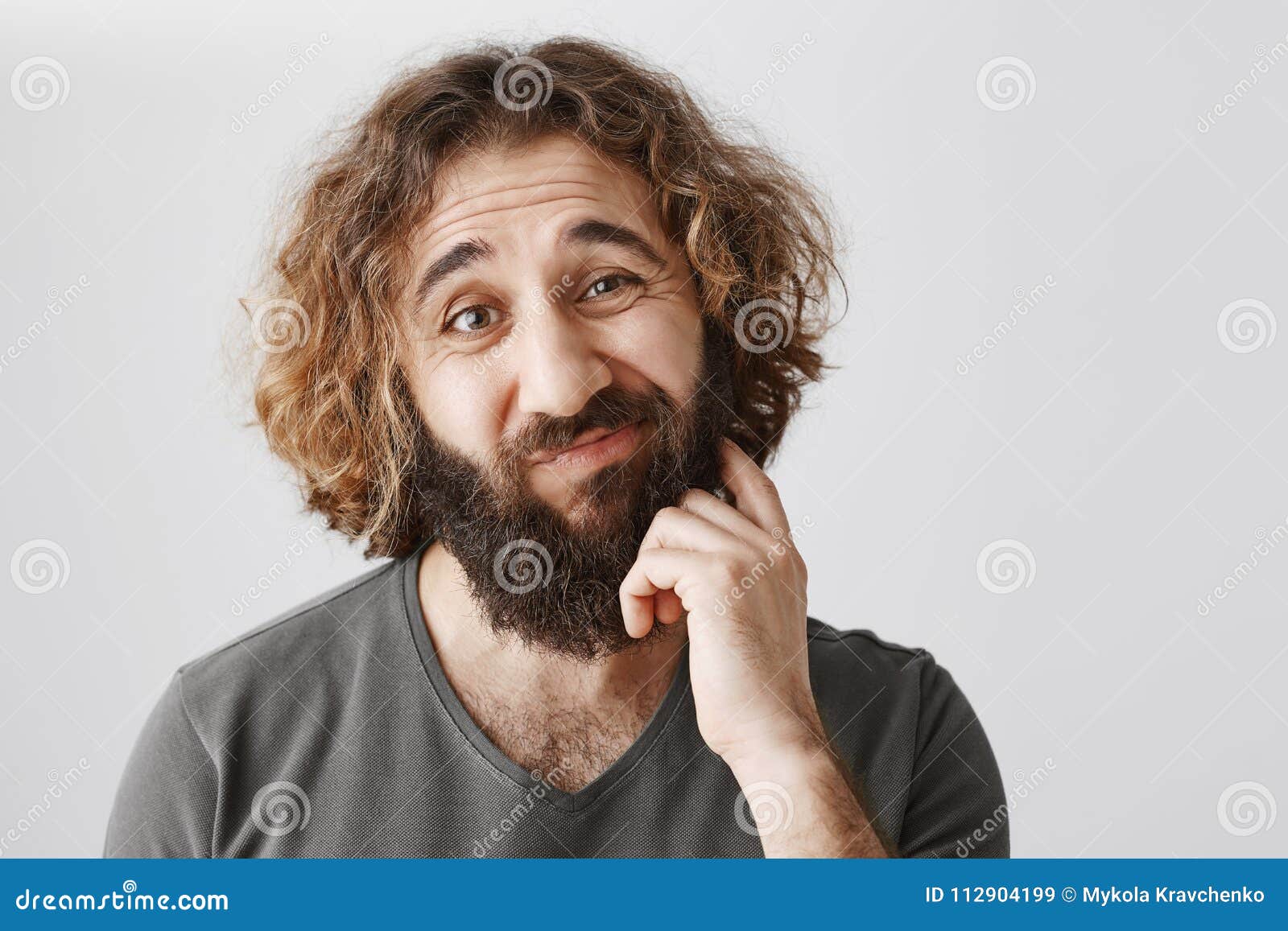 It Would Be Problematic. Portrait of Hesitating Unsure Eastern Man ...