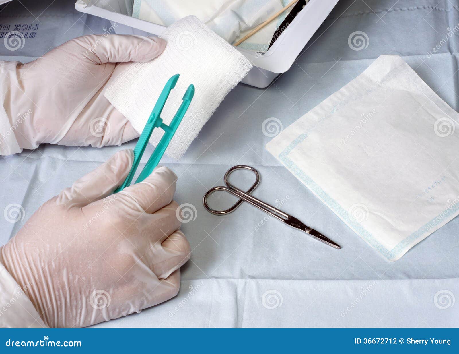 Wound Dressing stock photo. Image of background, hand - 36672712