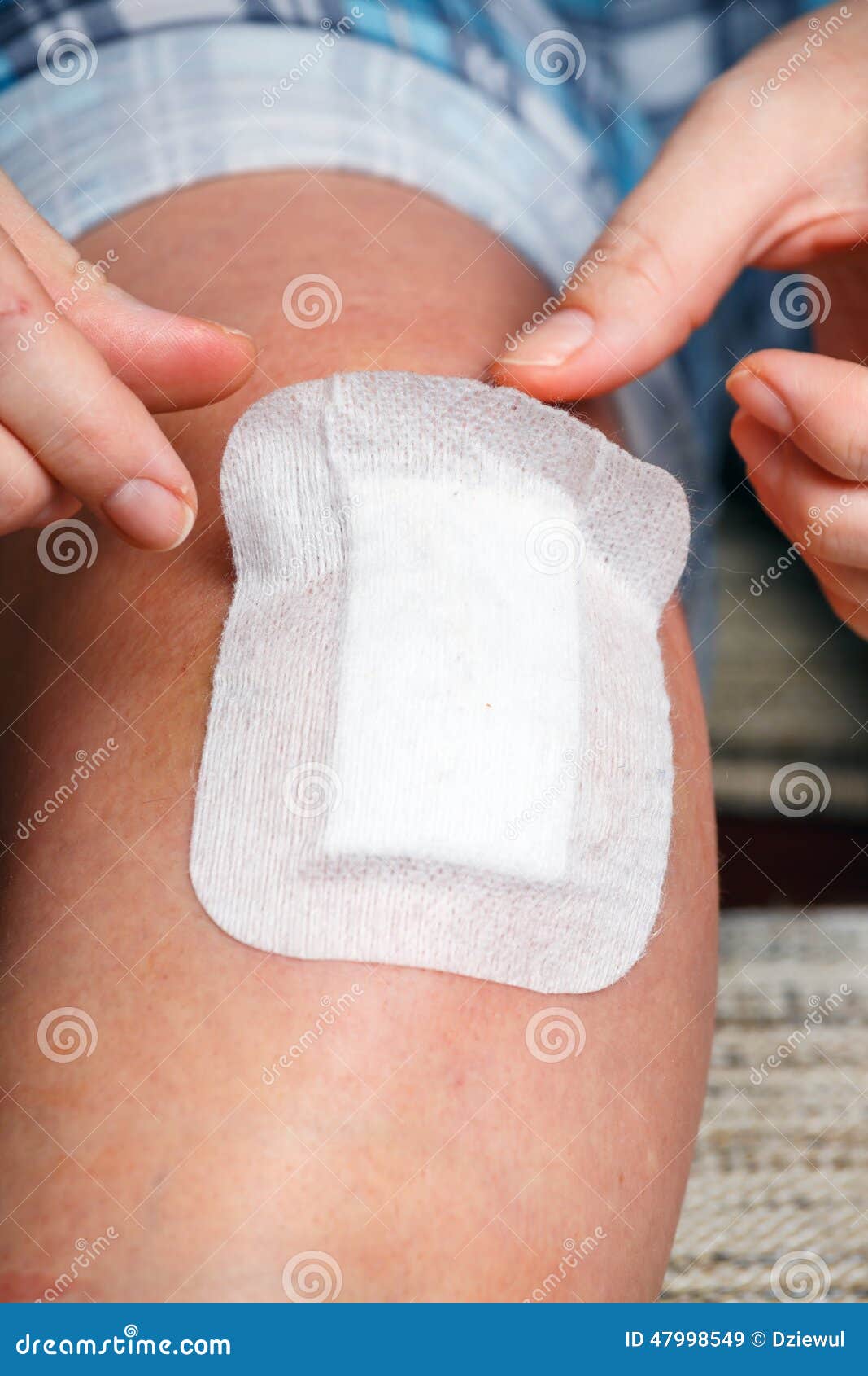 Wound sealed with plaster stock image. Image of healing - 47998549