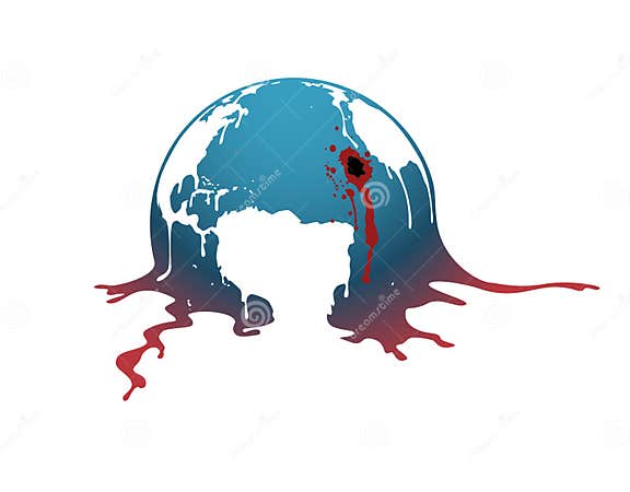 The Wounded Earth, Illustration Stock Illustration - Illustration of ...