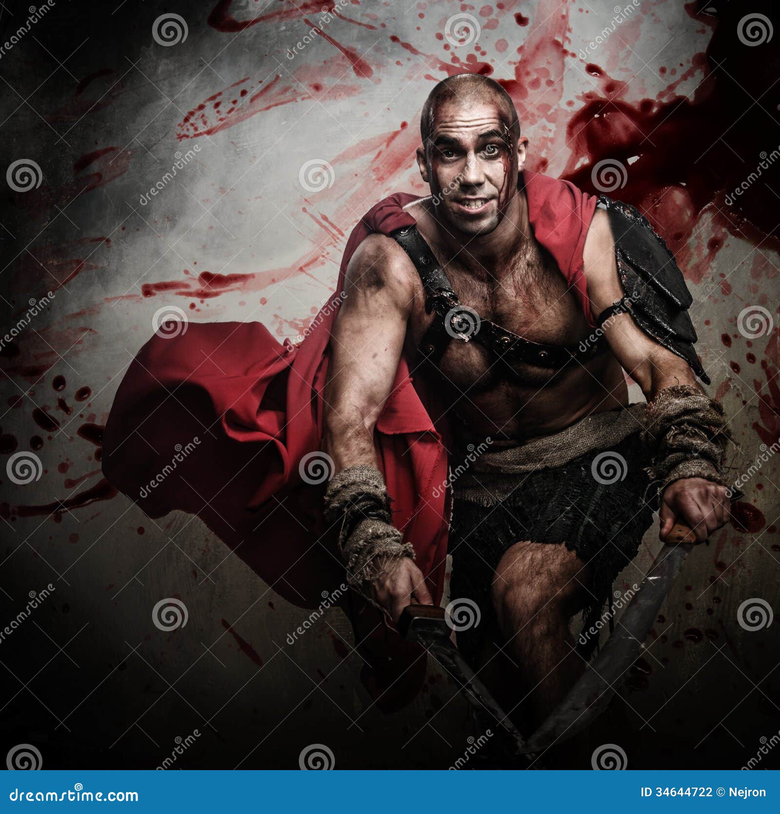 Wounded gladiator stock photo. Image of metal, historical - 34644722