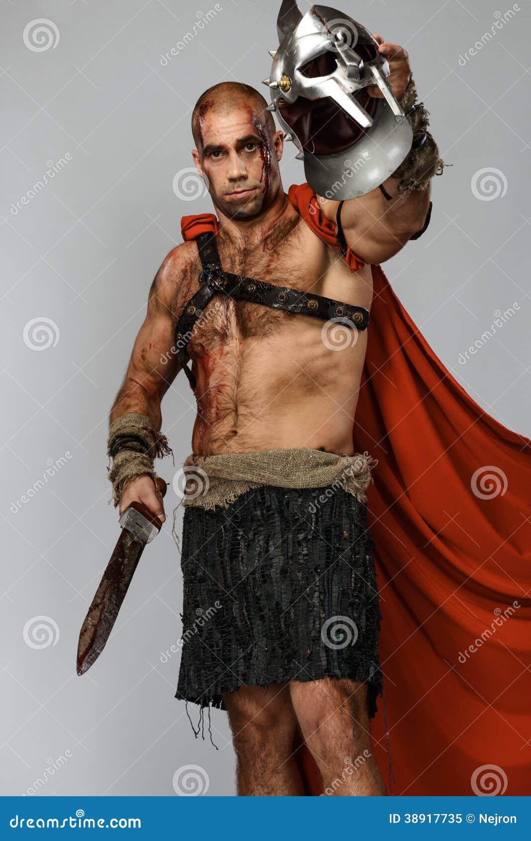 Wounded Gladiator with Sword Stock Image - Image of gladius, legion ...