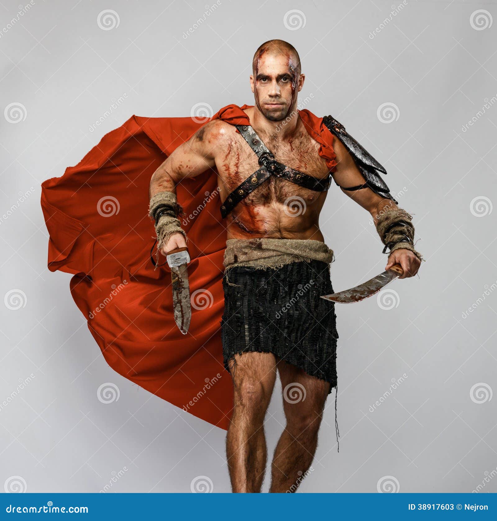 Wounded Gladiator with Sword Stock Image - Image of history, proud ...
