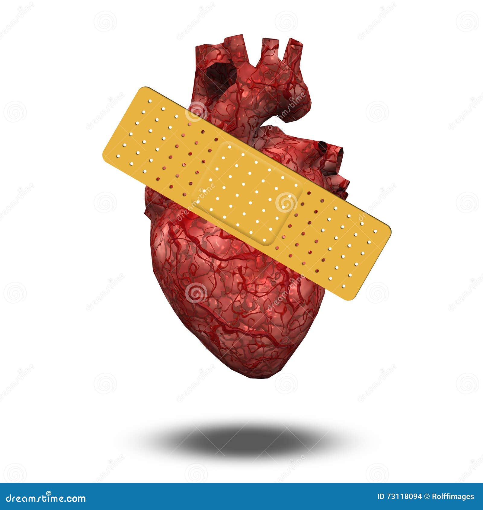 Wounded Heart stock illustration. Illustration of cardiac - 73118094