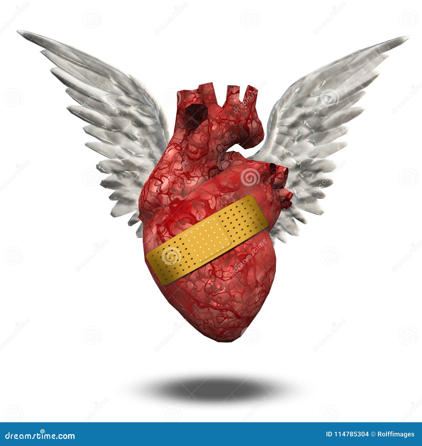 Wounded heart stock illustration. Illustration of hurt - 114785304