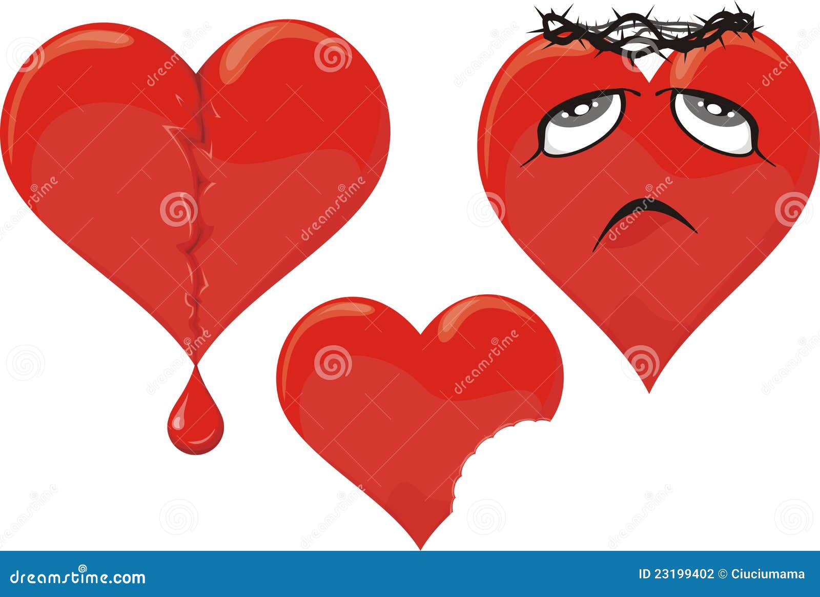 Wounded Heart - Unhappy Love Stock Vector - Illustration of tragedy ...