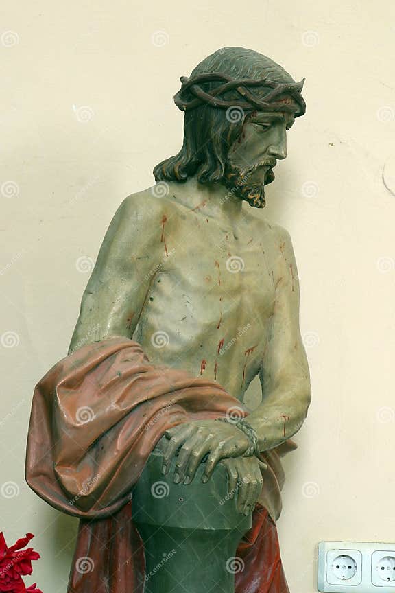 Wounded Jesus stock image. Image of historical, european - 108626761
