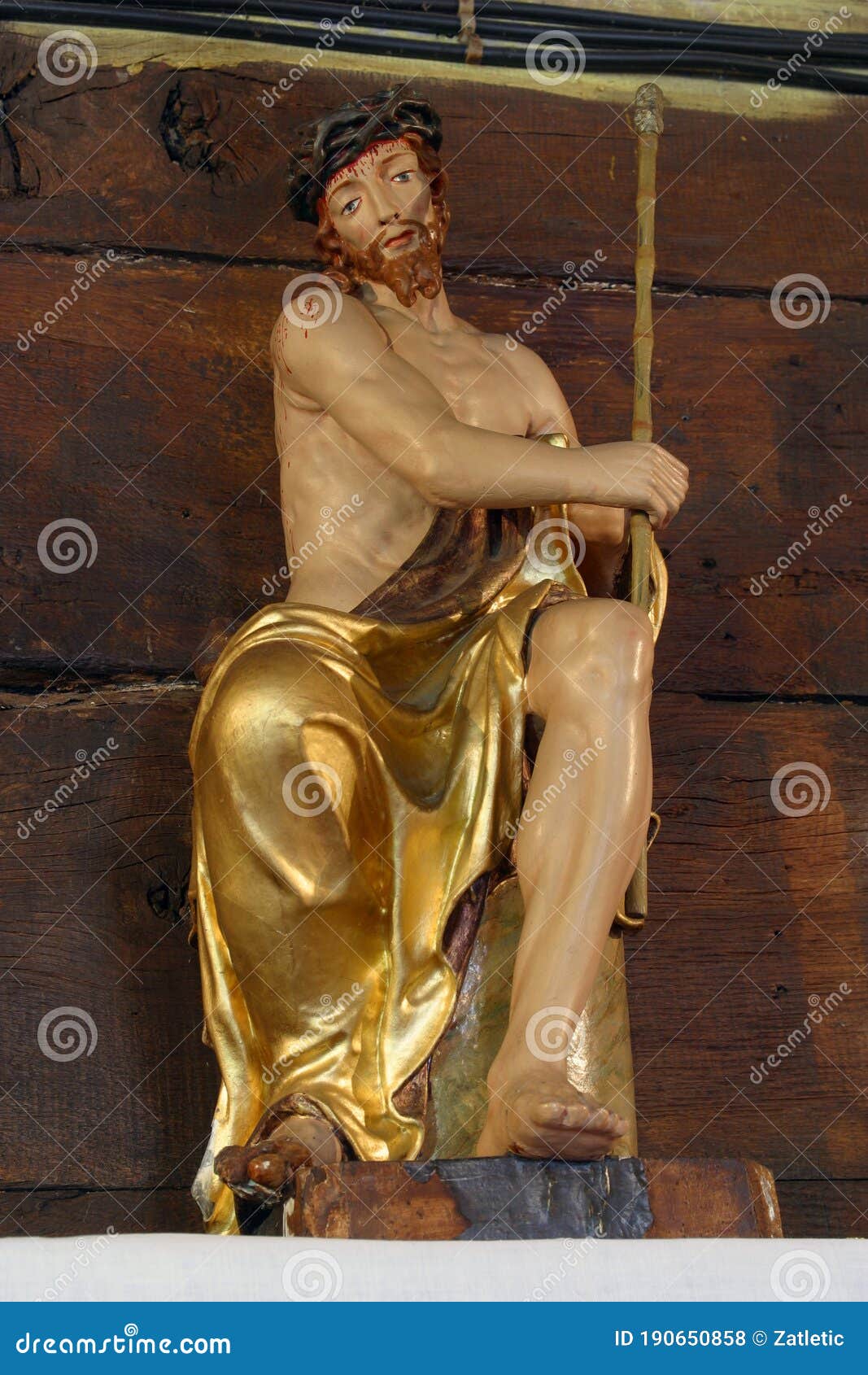 Wounded Jesus stock photo. Image of church, design, jesus - 190650858