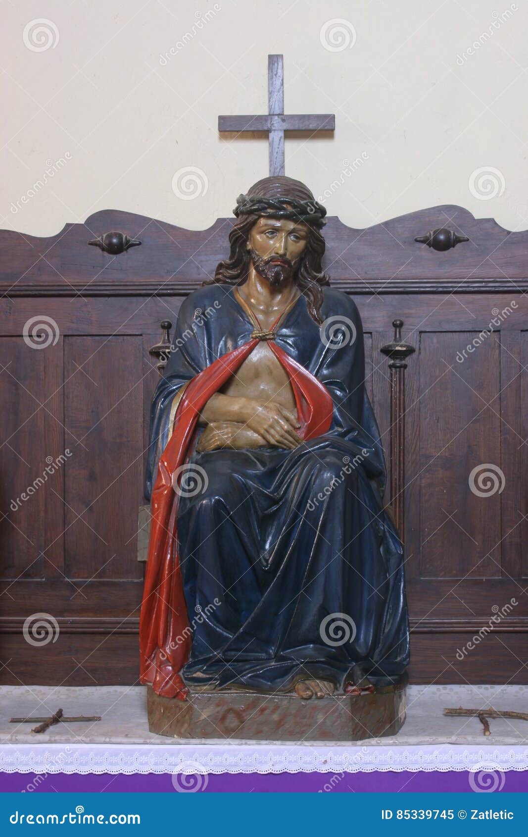 Wounded Jesus stock image. Image of christianity, croatia - 85339745