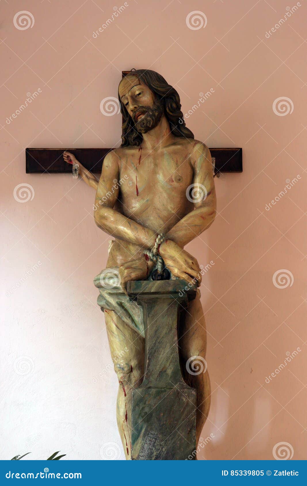 Wounded Jesus stock image. Image of belief, design, good - 85339805