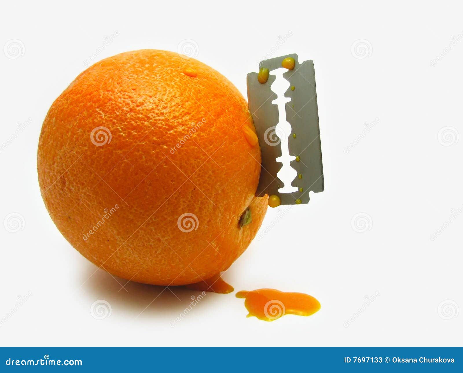 Wounded orange stock image. Image of ripe, sharp, organic - 7697133