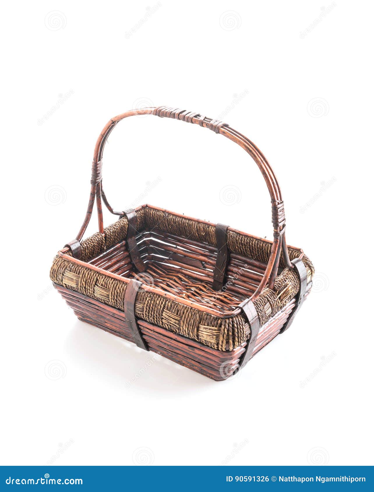 Wovel basket stock photo. Image of detail, pattern, design - 90591326