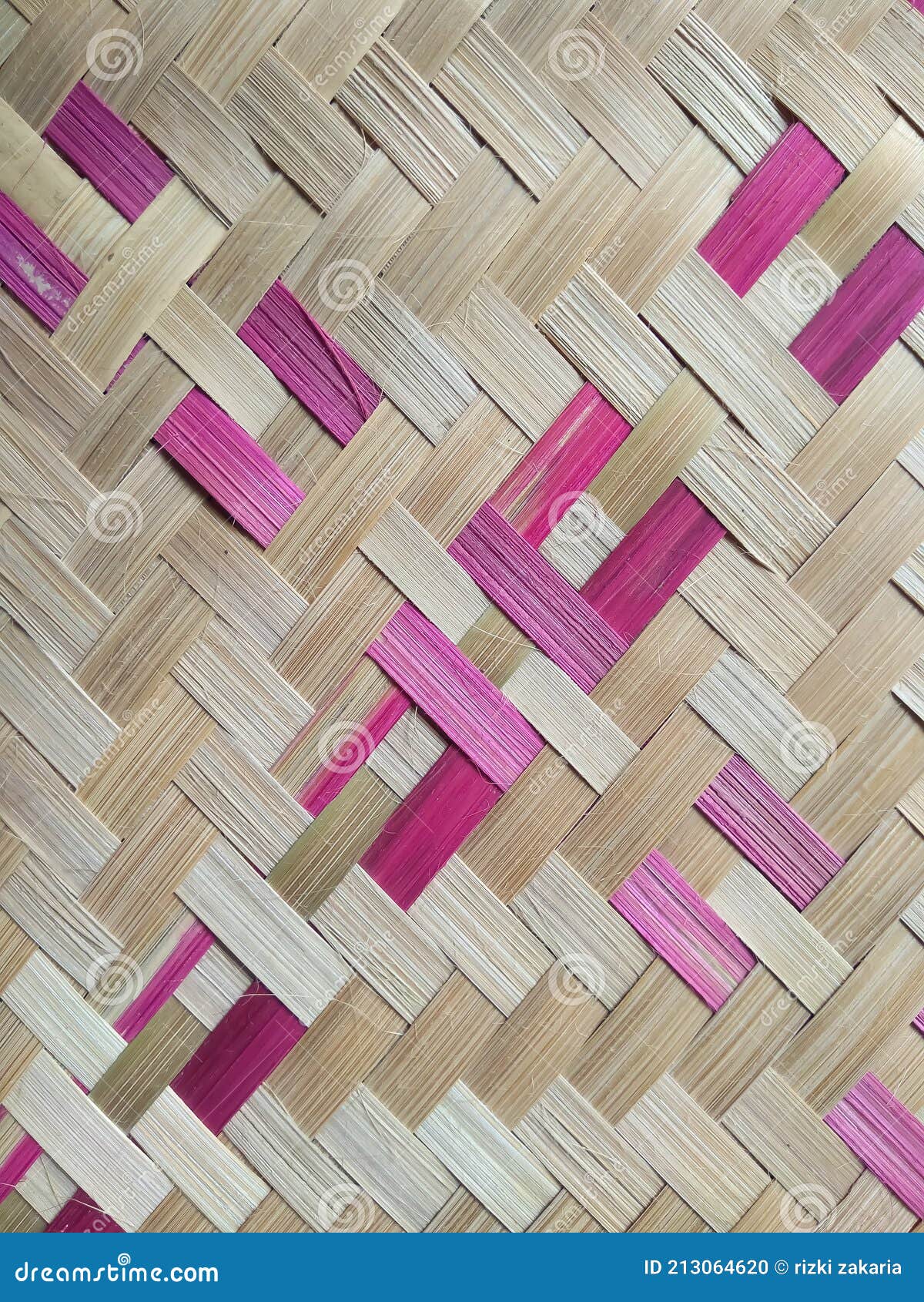 Woven bamboo pattern stock photo. Image of wood, woven - 213064620