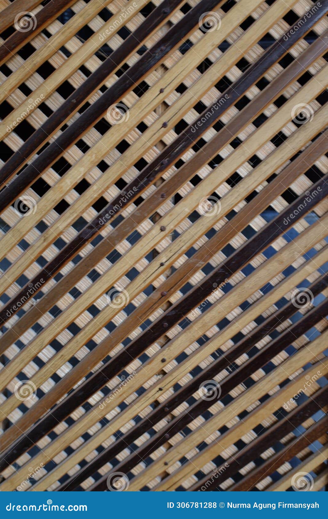 A woven bamboo sticks. stock photo. Image of antique - 306781288