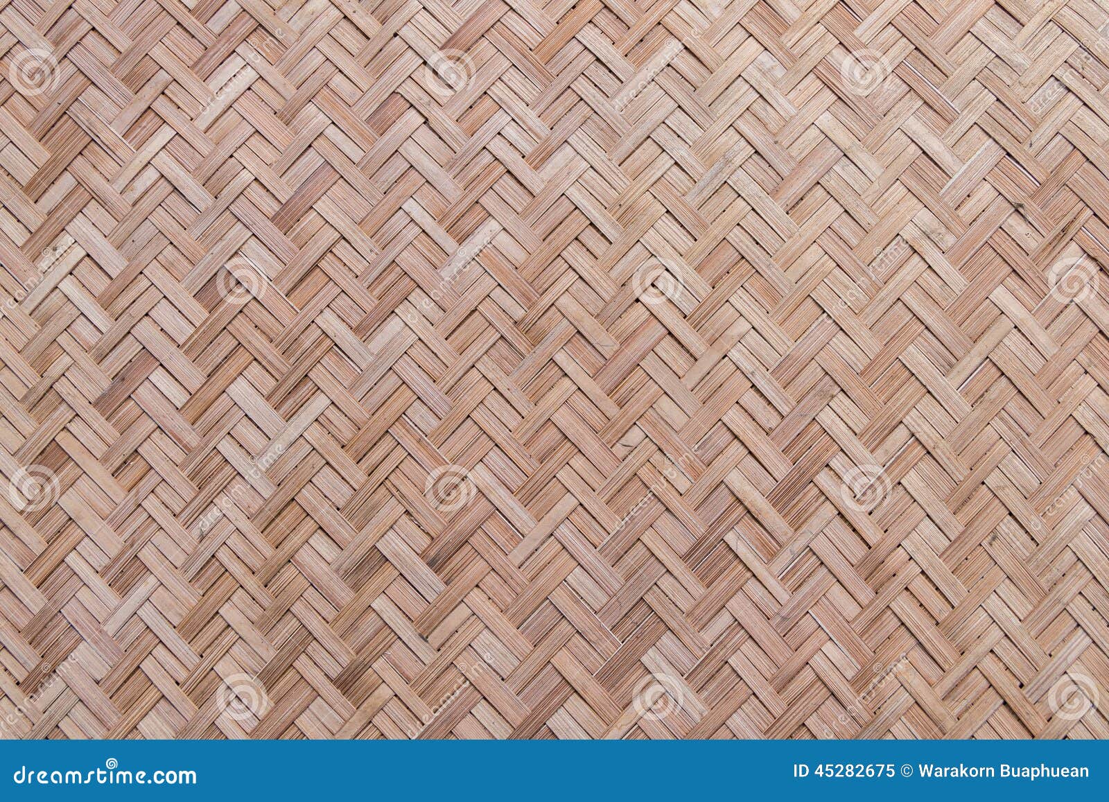 Woven Bamboo Pattern Seamless Texture. Vector Illustration ...