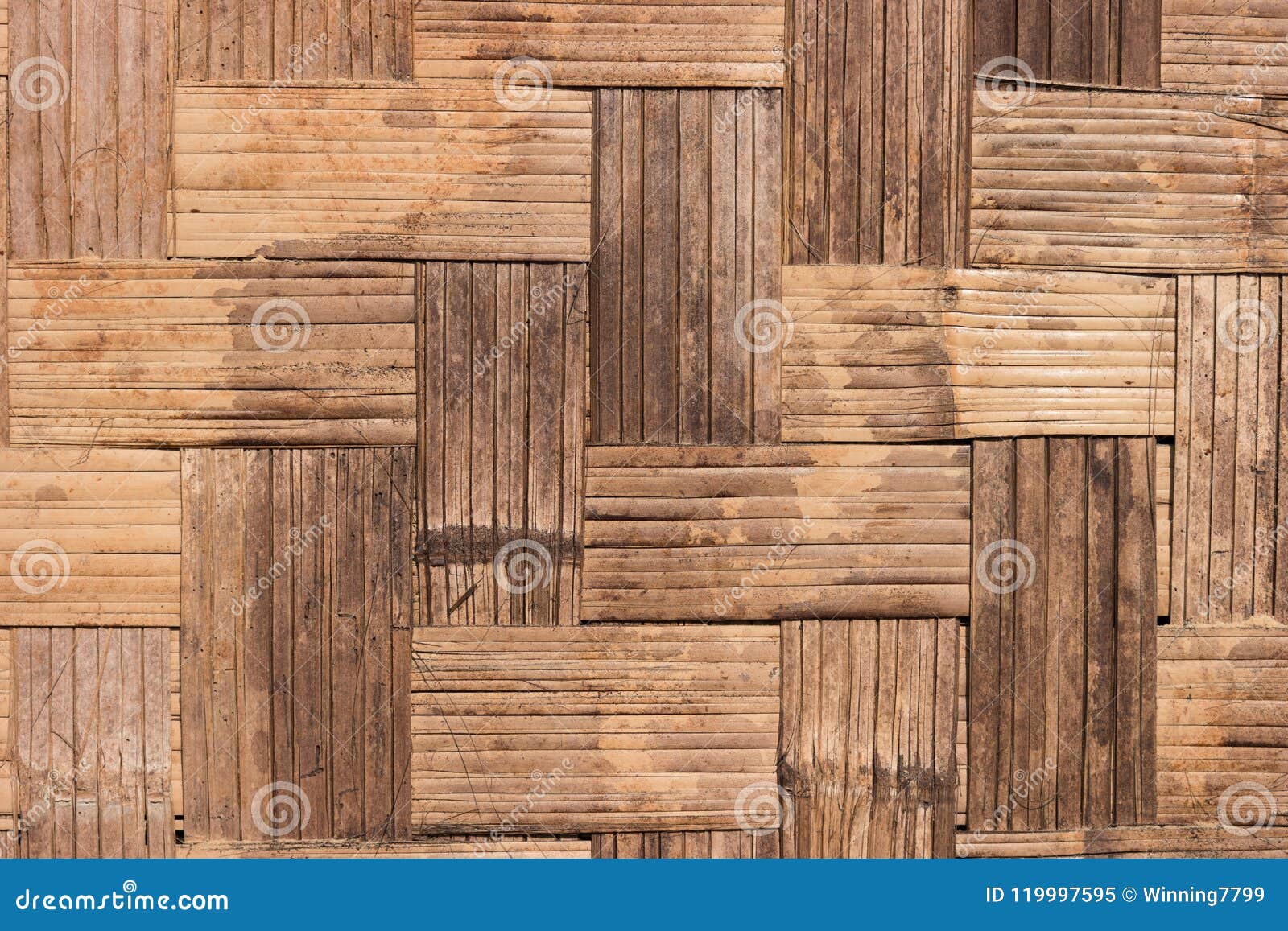 Woven bamboo wall pattern. stock image. Image of garden - 119997595