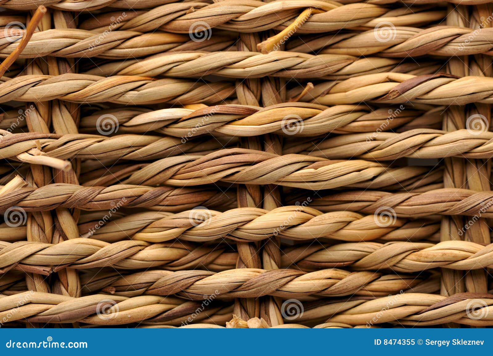 Woven Basket Texture Picture. Image: 8474355