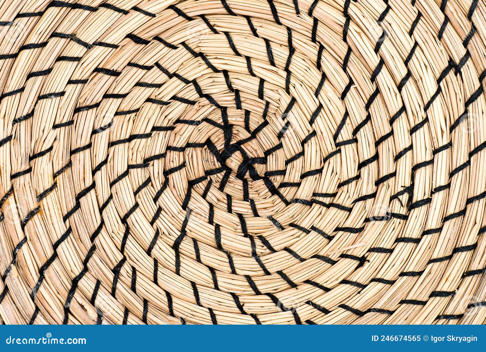Woven Basket Texture May Used As Background Stock Image - Image of ...