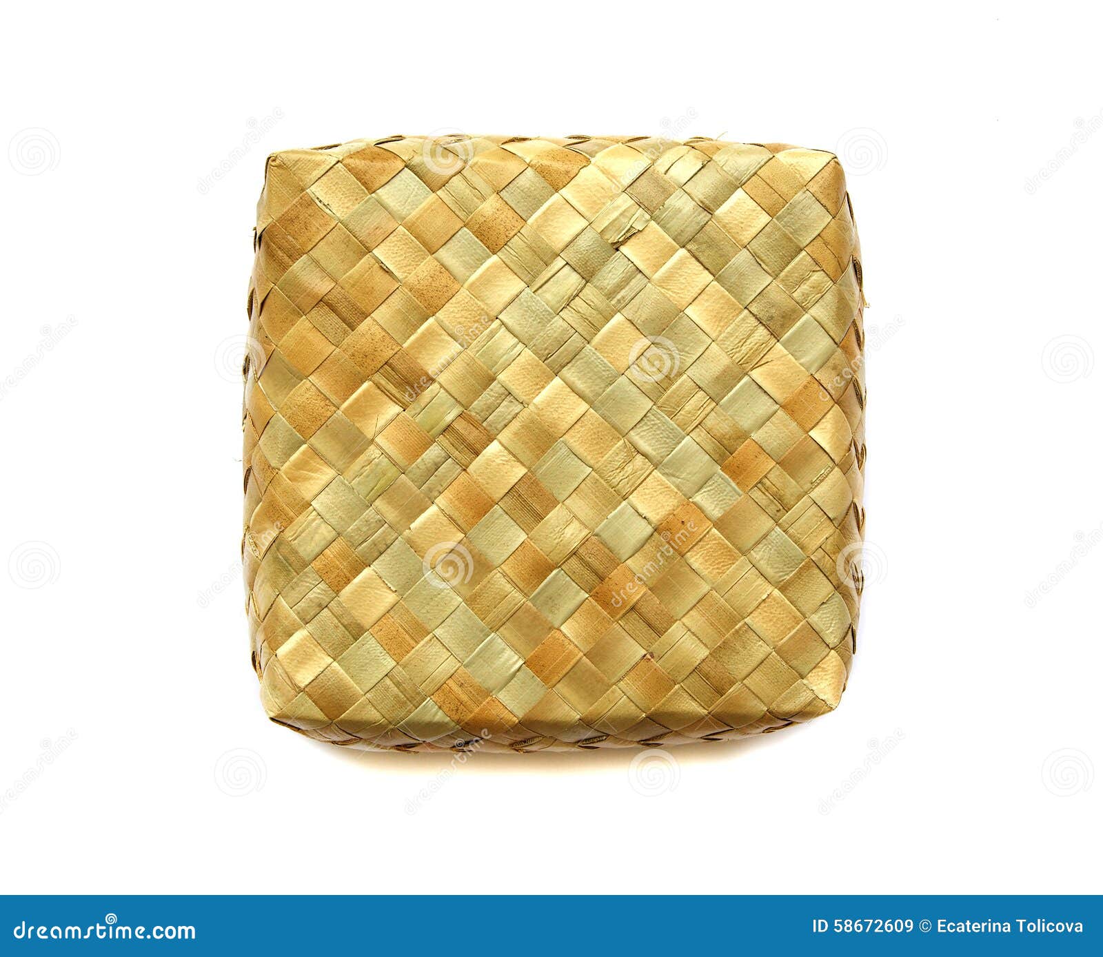 Woven birch square box stock image. Image of diagonal - 58672609