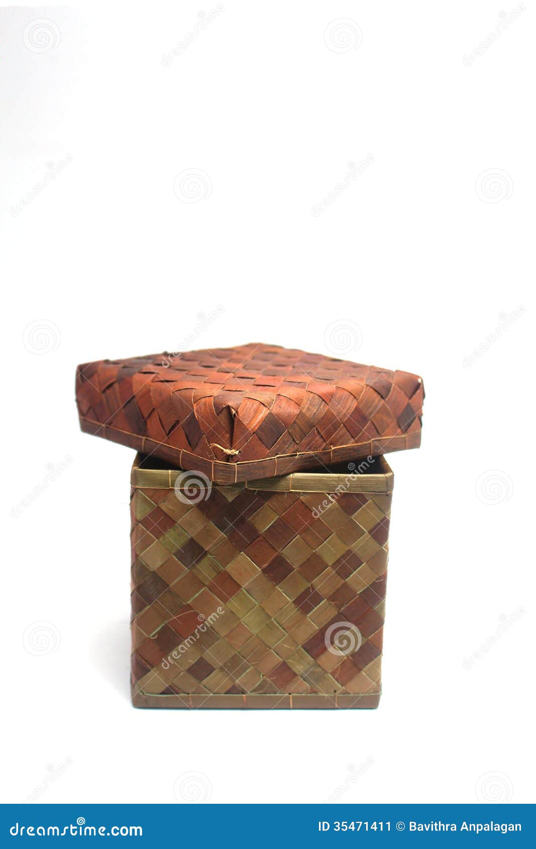 Woven box stock image. Image of craftsman, full, garden - 35471411