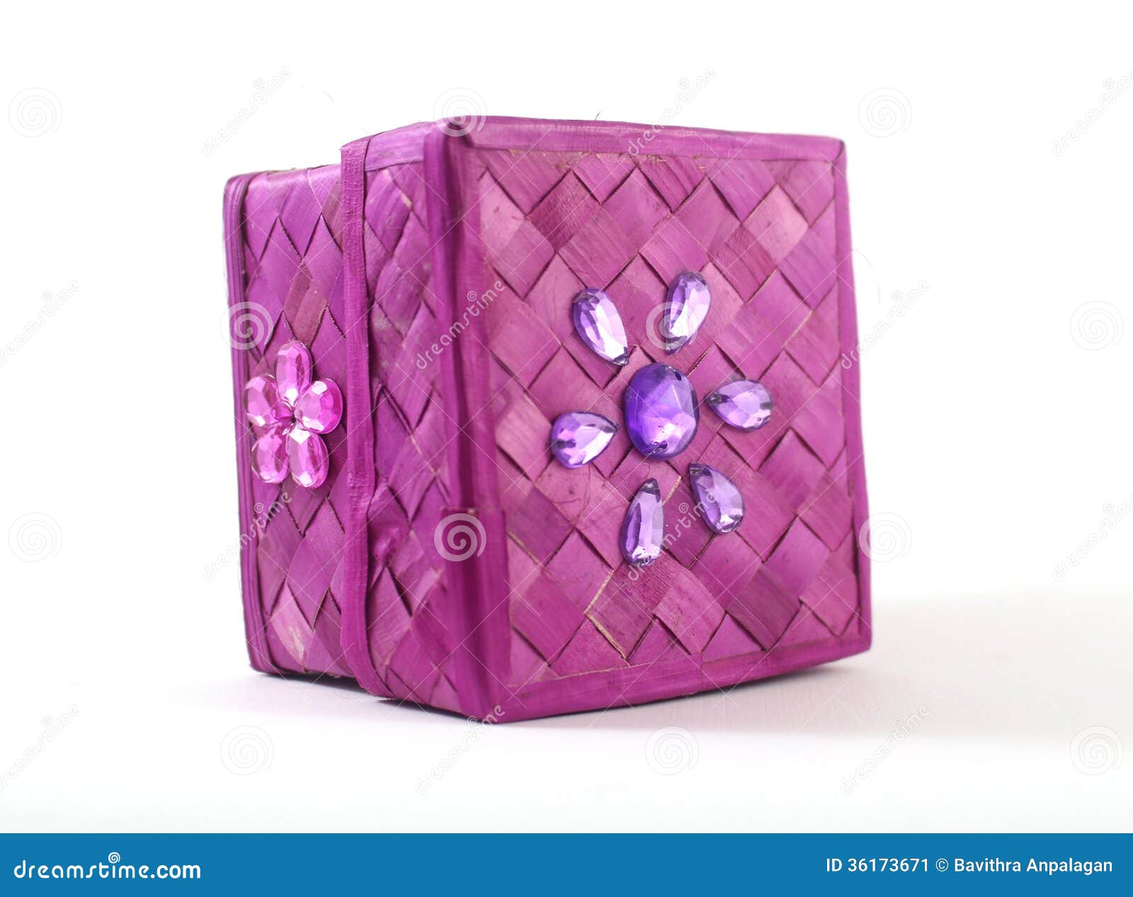 Woven box stock image. Image of empty, beads, basketwork - 36173671