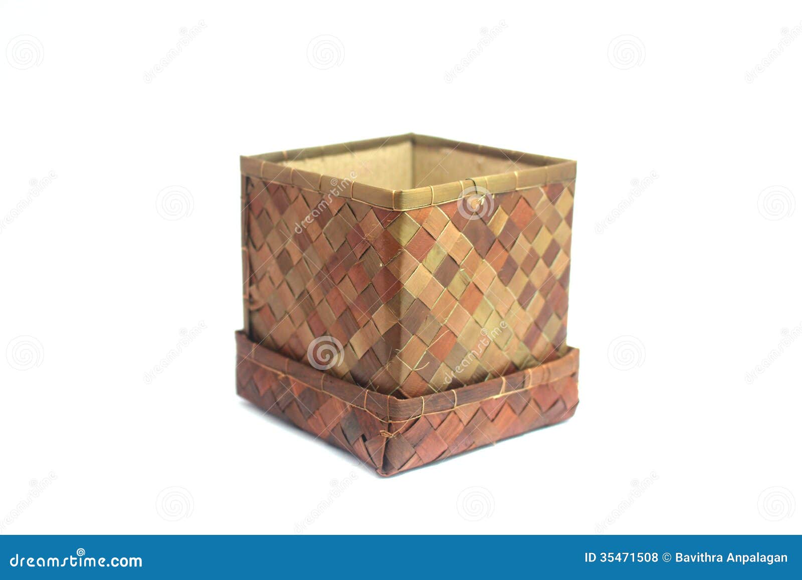 Woven box stock photo. Image of carry, basketwork, gather - 35471508