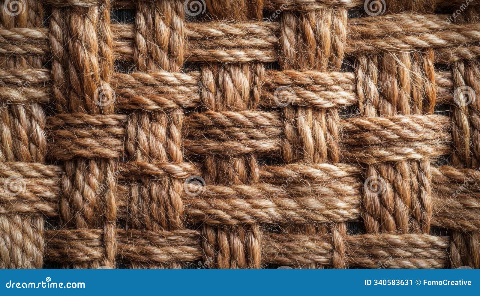 Woven Brown Rope Texture stock illustration. Illustration of macro ...