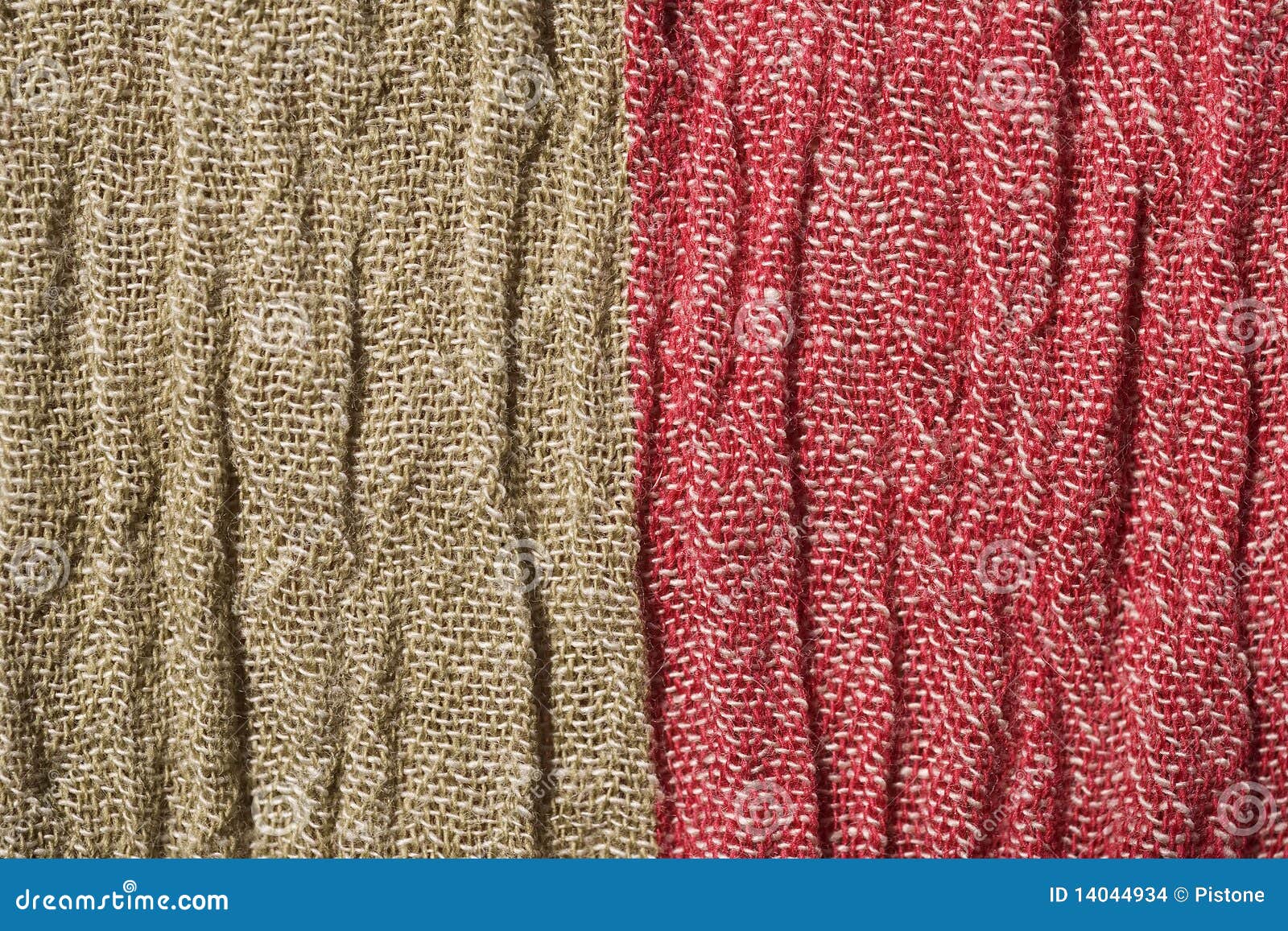 Woven Crinkled Fabric In Two Colors Stock Images - Image: 14044934