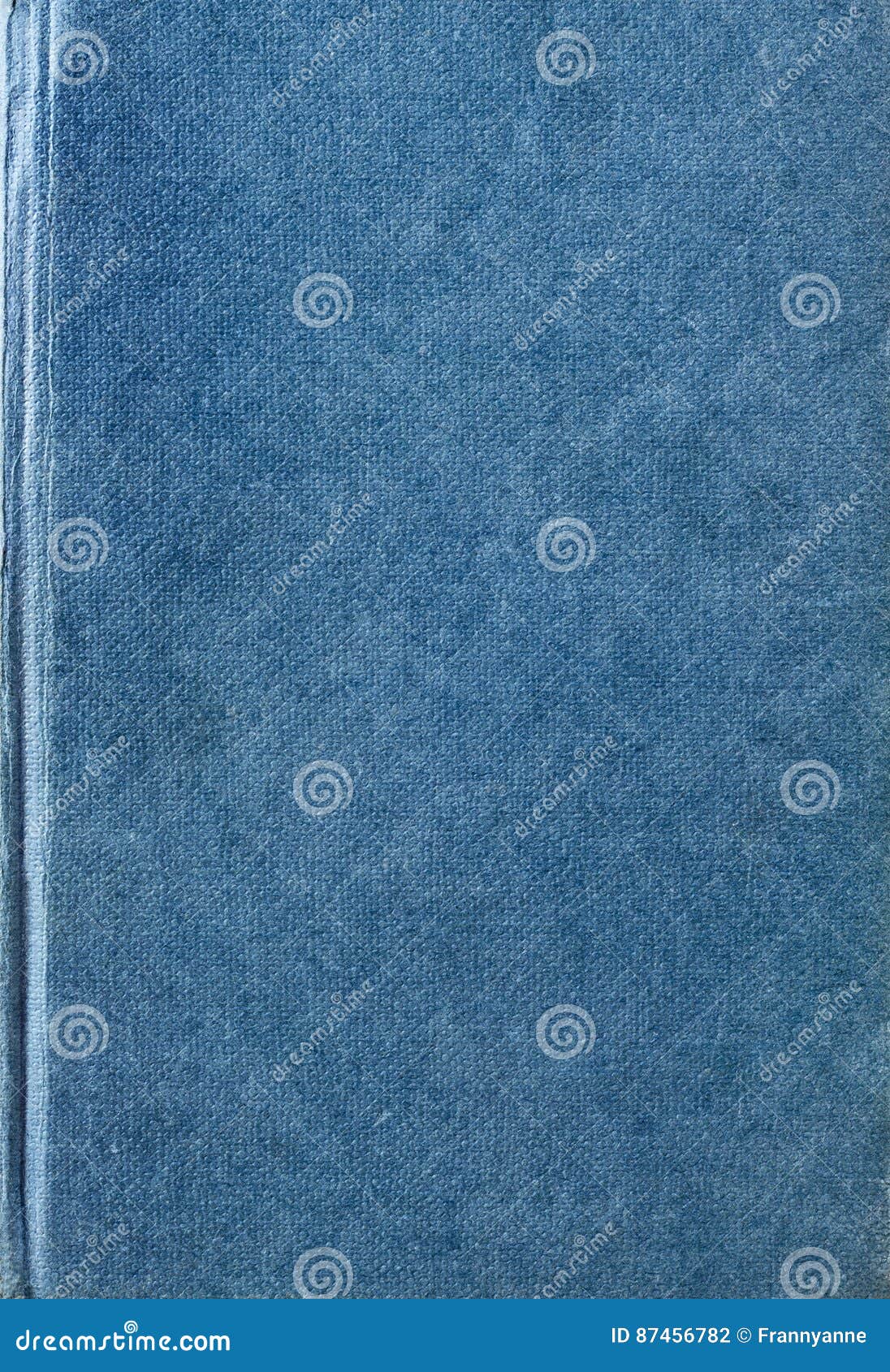 Woven Fabric Book Cover Texture in Blue Stock Photo - Image of retro ...