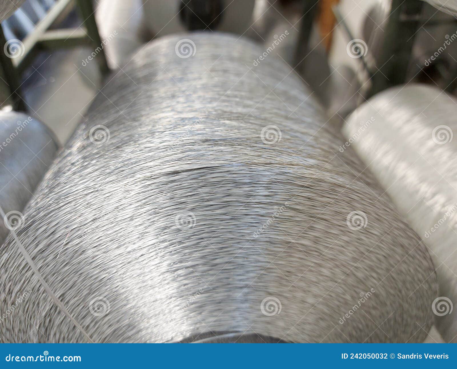 Woven Fiberglass Roving in a Soft Cockpit. Fiberglass Spools in the ...