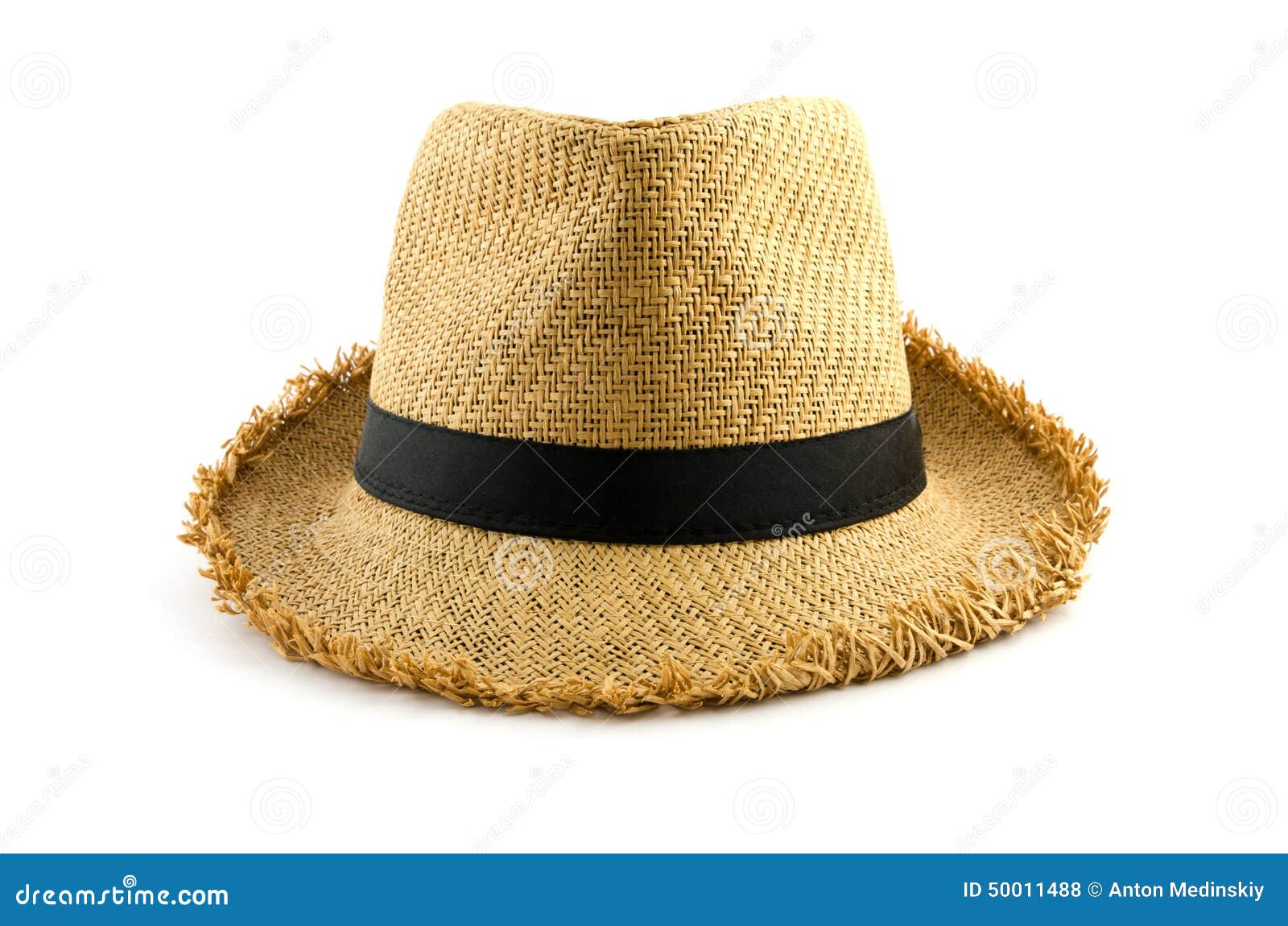 Woven Hat Isolated on White Stock Photo - Image of isolated, object ...