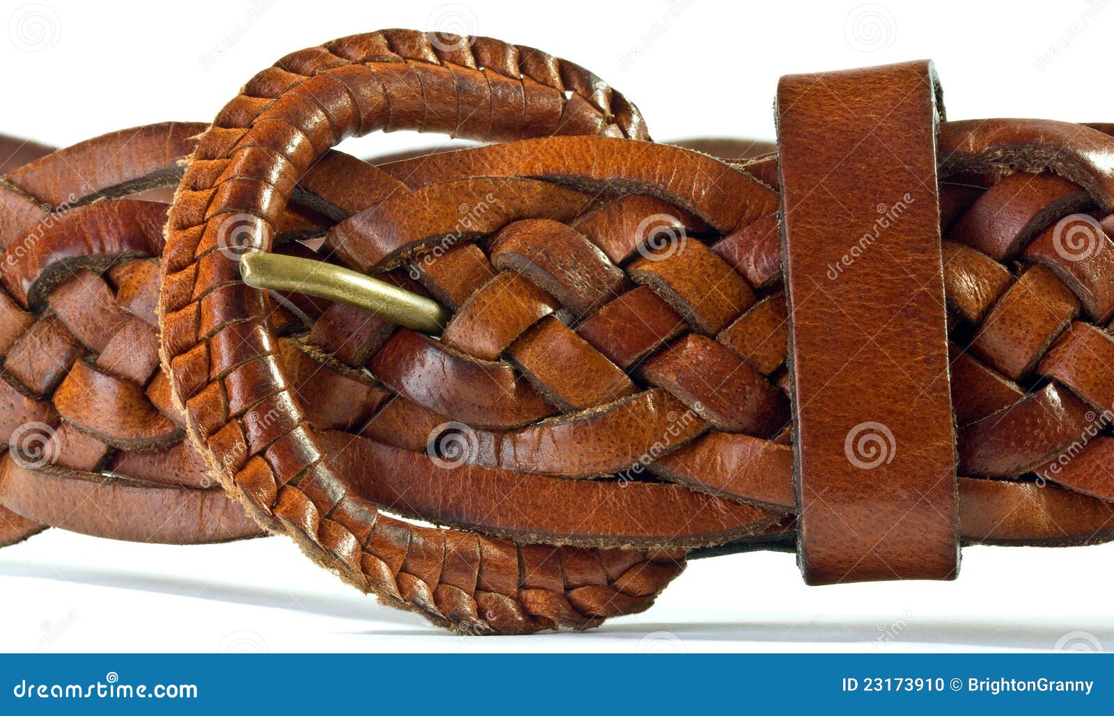 Leather Belt Buckle stock photo. Image of fastened, belt - 23173910