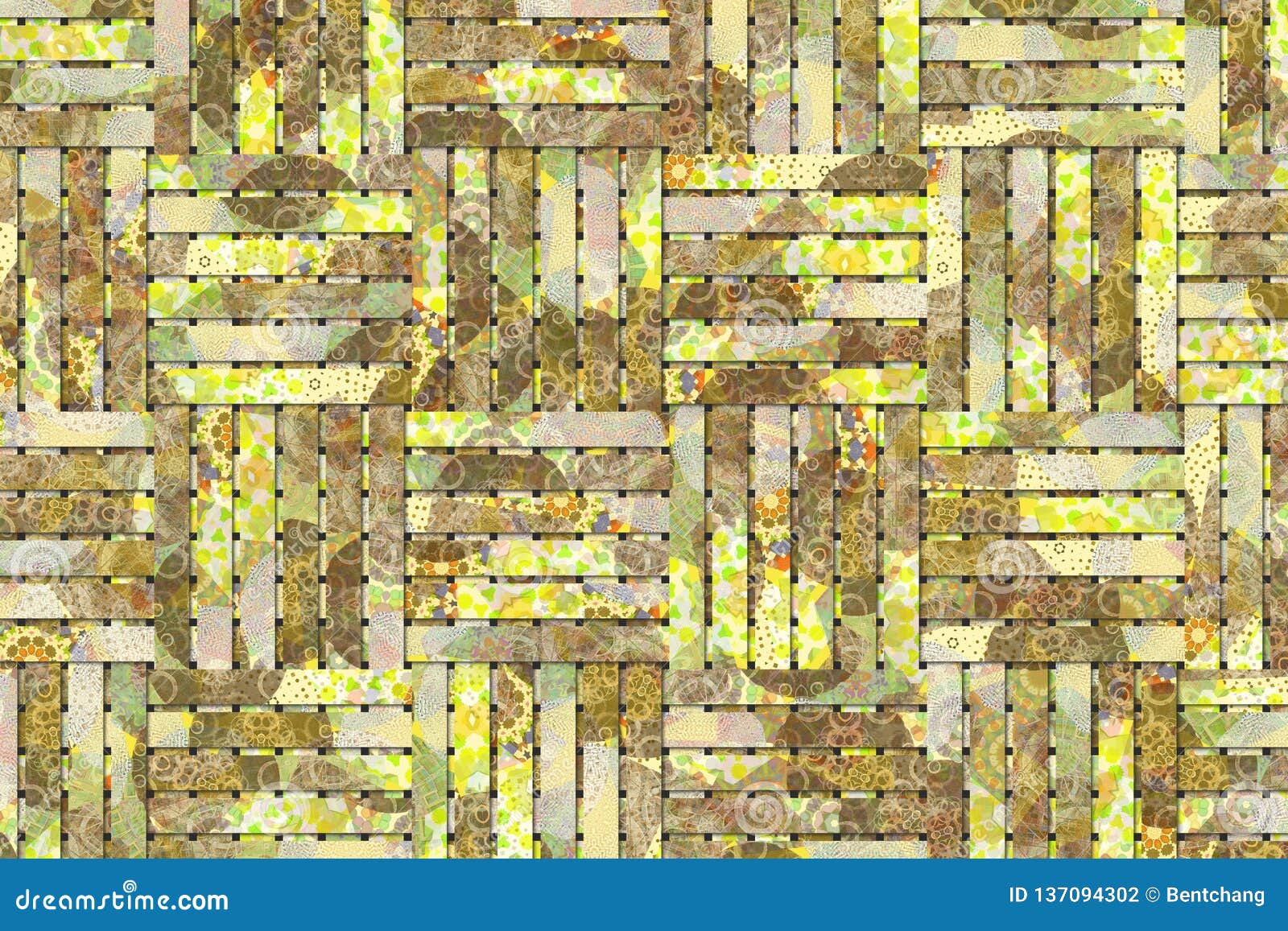 Woven Mat, Rattan, Texture for Design Background. Stock Photo - Image ...