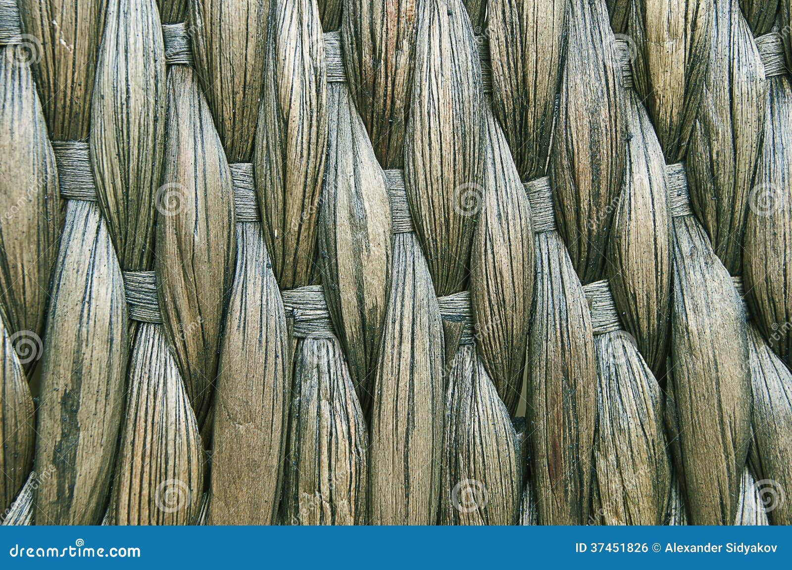 Woven Mat of Tropical Plants. Stock Illustration - Illustration of ...