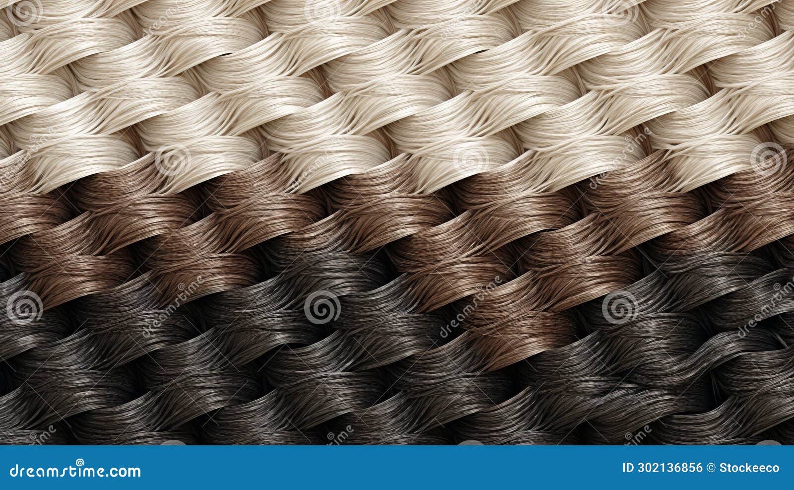 Woven Pattern in Black and Brown: a Naturalistic Ocean Wave Inspired ...