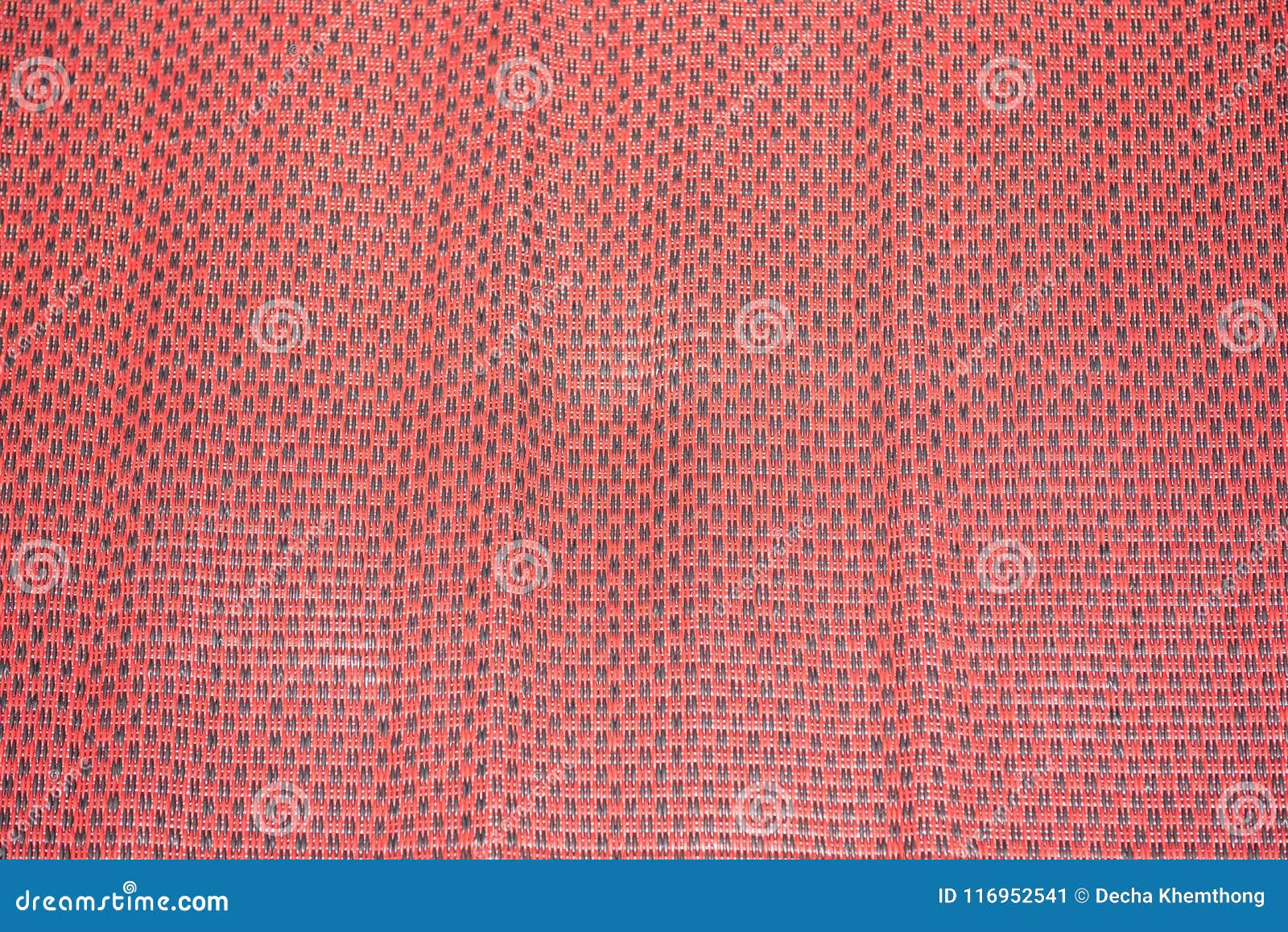 Patterns Knit on the Red Mat. Stock Image - Image of flax, spots: 116952541