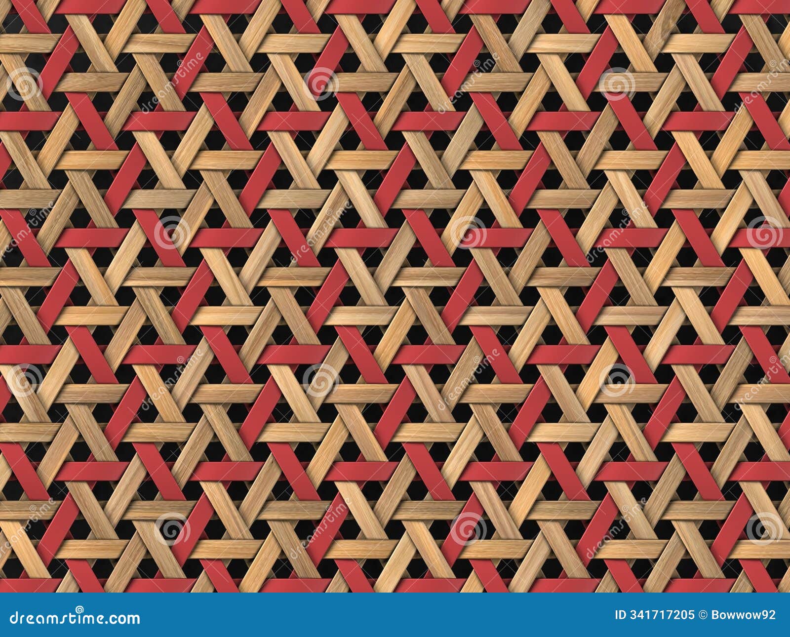 Woven Patterns Wallpaper Background Design. Rattan-bamboo Patterns ...