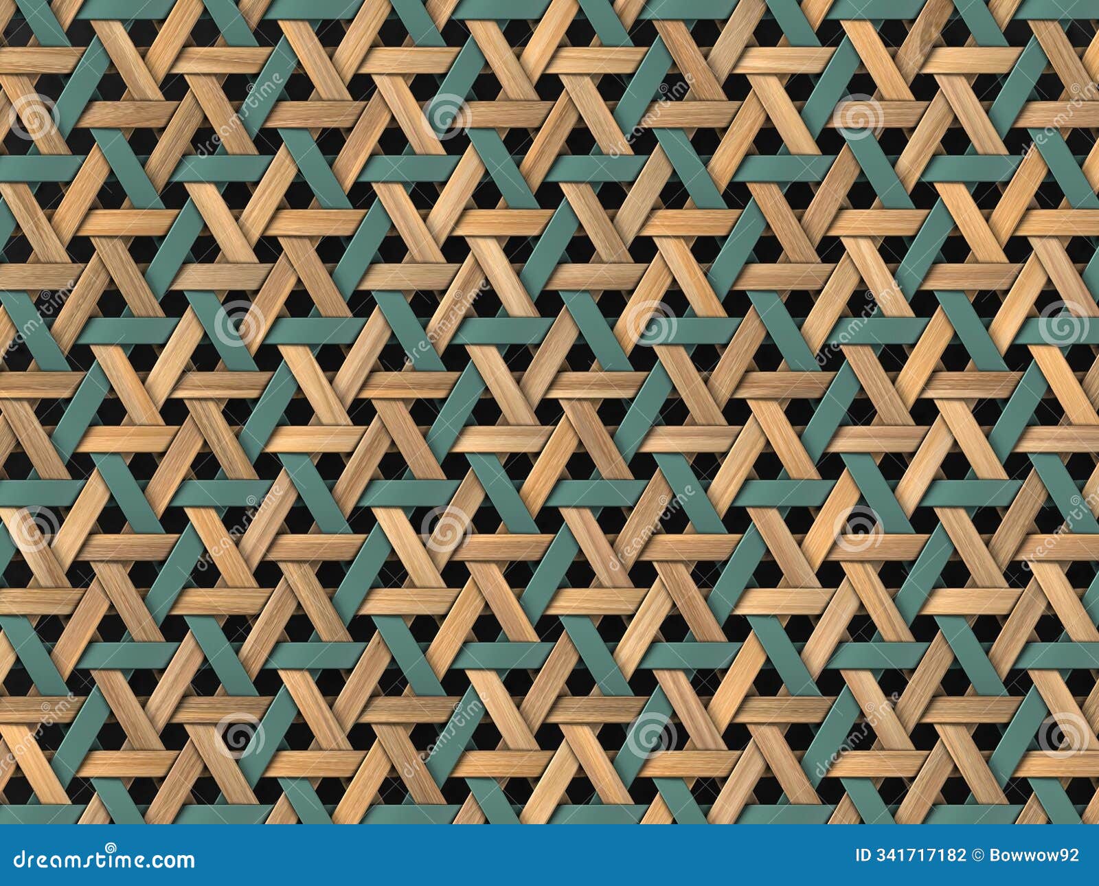 Woven Patterns Wallpaper Background Design. Rattan-bamboo Weaving ...