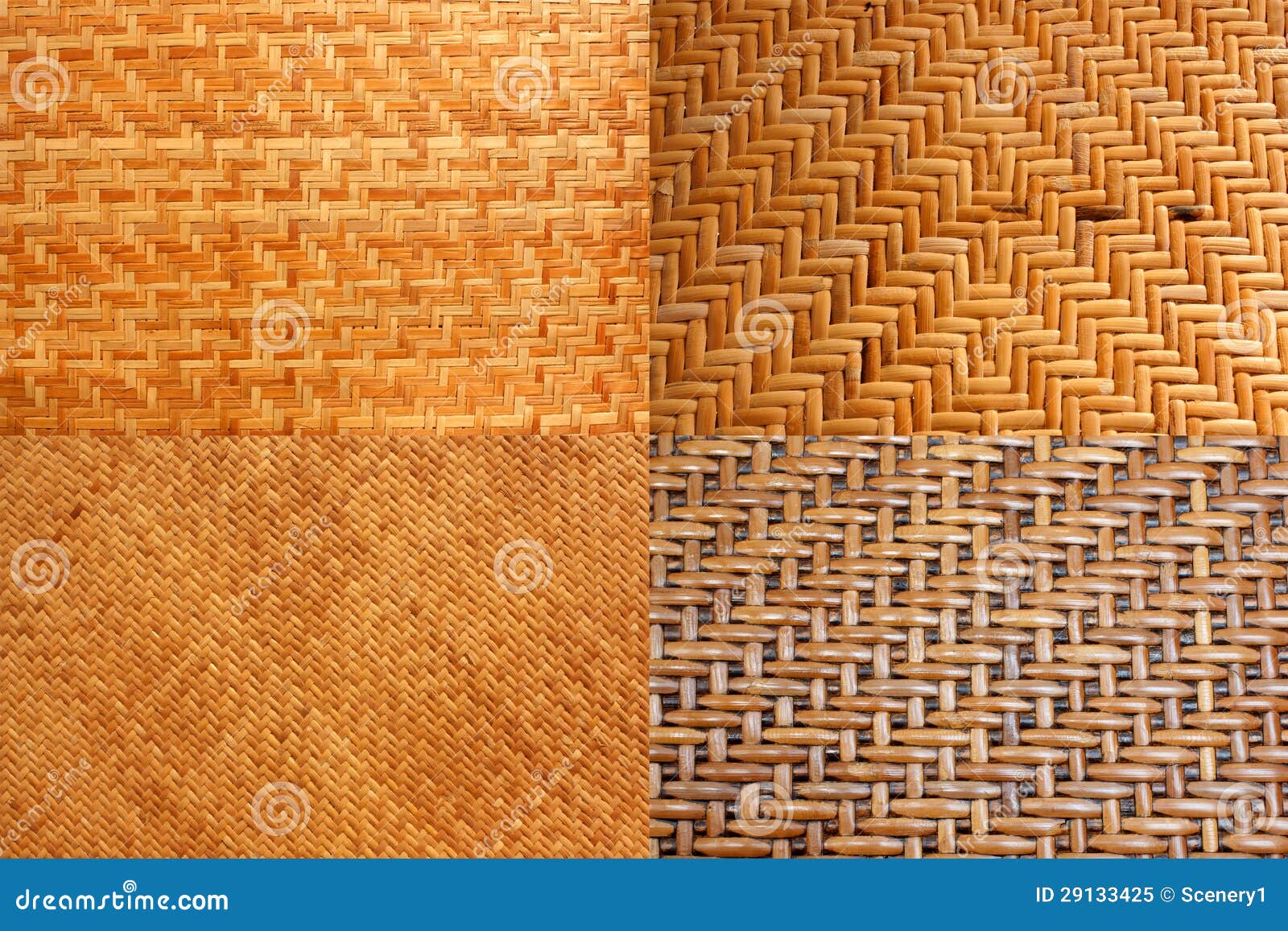 Woven Rattan with Natural Patterns. Stock Image - Image of design ...