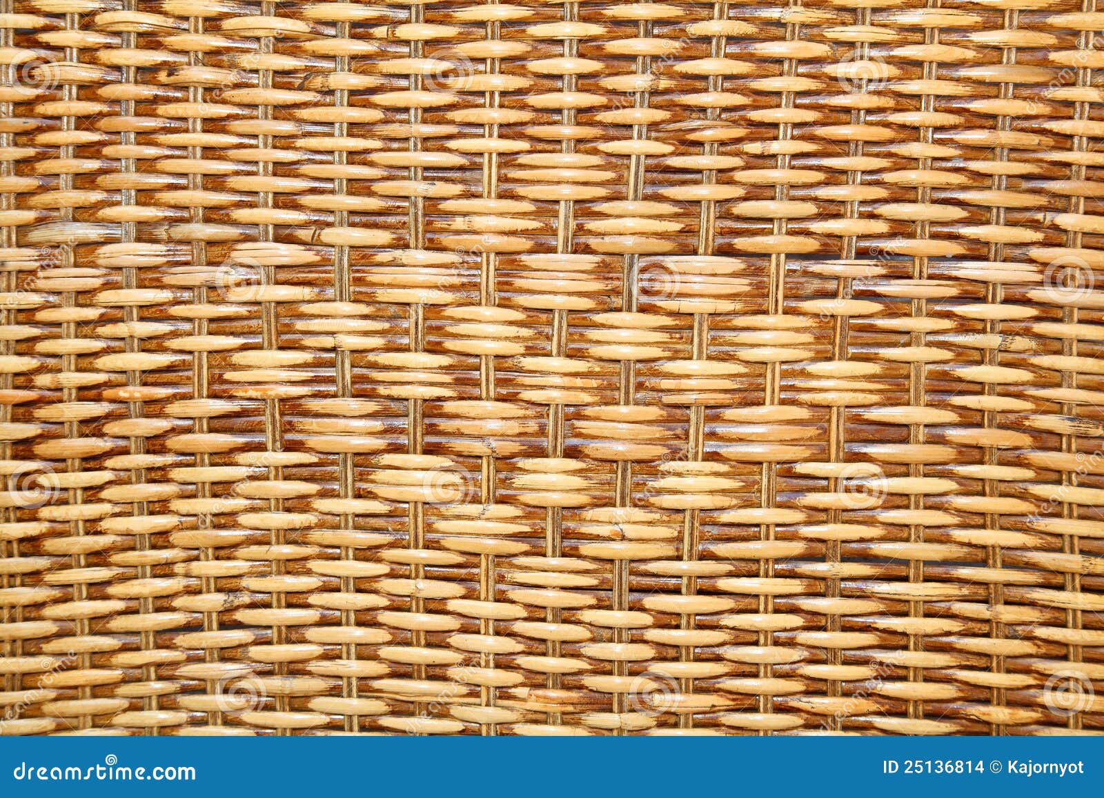 Woven Rattan with Natural Patterns for Basket in T Stock Photo - Image ...