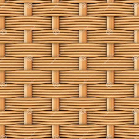 Woven Rattan with Natural Patterns Stock Illustration - Illustration of ...
