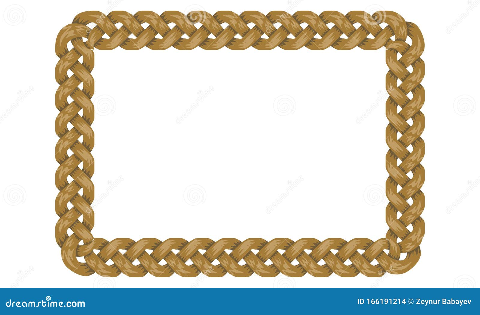 Rectangle Rope Border Png