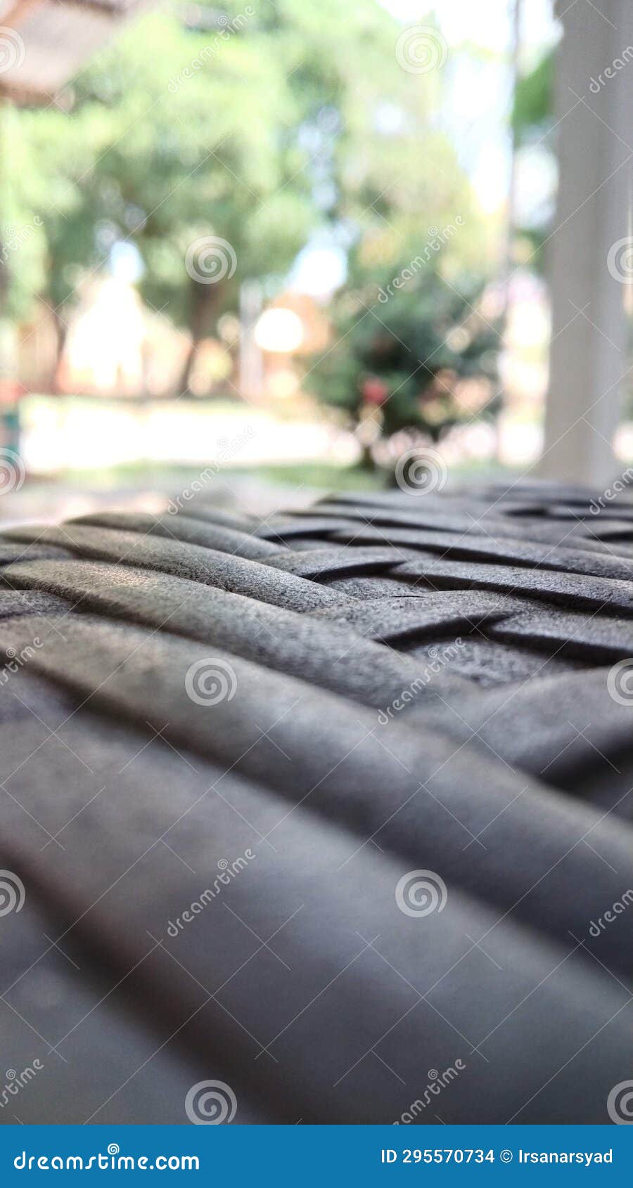 Woven Rubber Becomes a Table Stock Photo - Image of tekstur, table ...