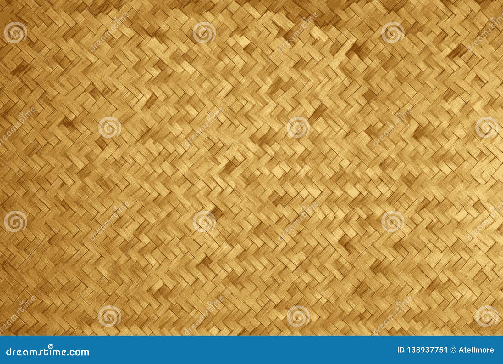 Woven Texture of a Bamboo Basket Made of Straws Stock Illustration ...