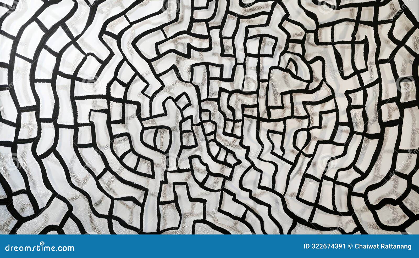 Woven Threads of Thought, Mind Maze Stock Image - Image of discovery ...