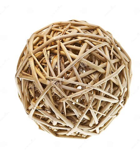 Woven Wicker Balls stock image. Image of nature, brown - 18452383